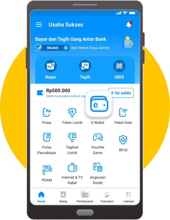 Jualan Top Up E-Wallet Lewat BukuWarung Bebas Biaya Admin
