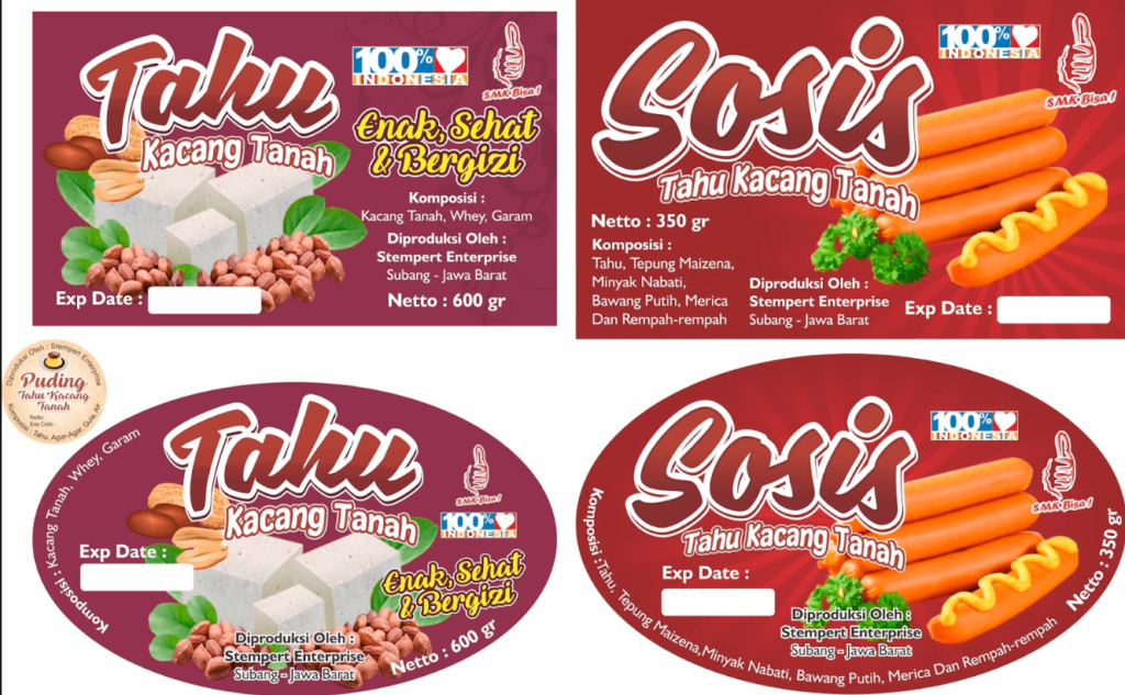 [Kumpulan] Contoh Label Makanan Terbaik Saat Ini 2025