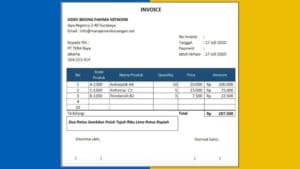 √ Penting! Format dan Contoh Invoice Penagihan Untuk Usaha Anda