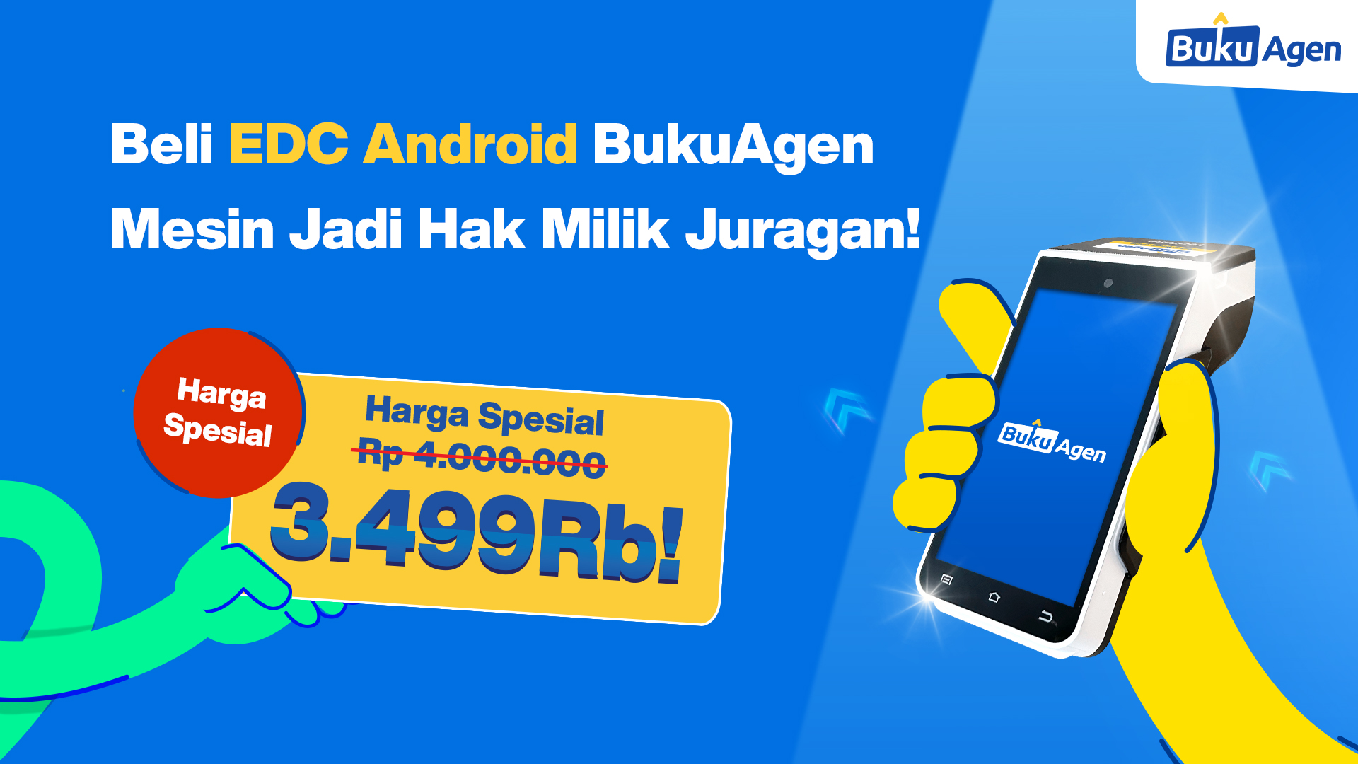 Jual Mesin EDC Android BukuAgen