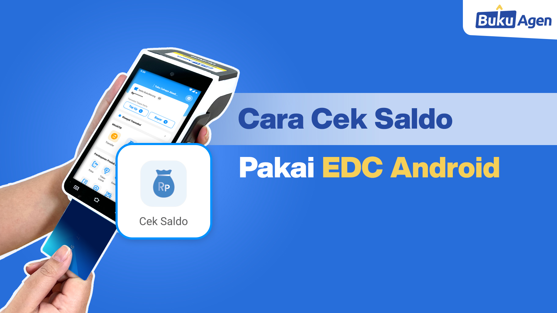 Jual Mesin EDC Android BukuAgen