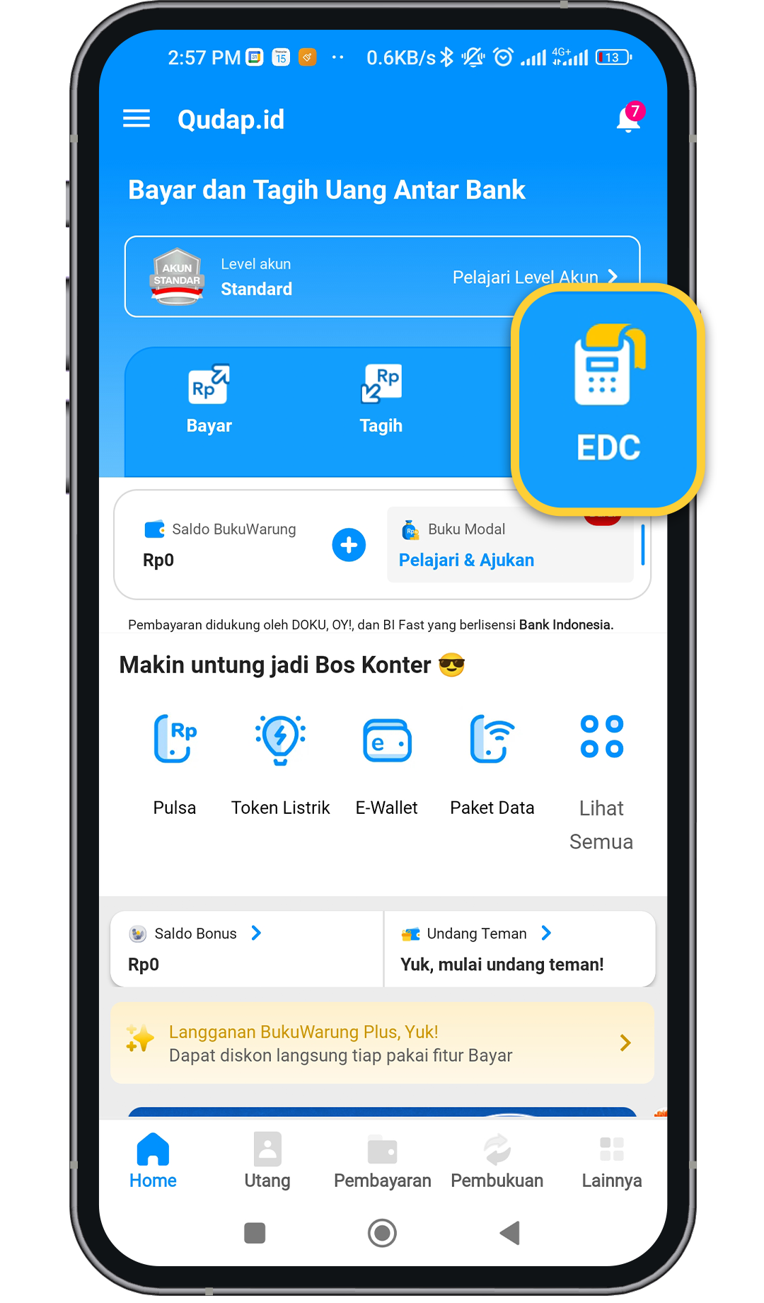 Jual Mesin EDC Android BukuAgen