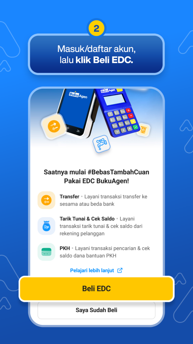 Jual Mesin EDC Android BukuAgen